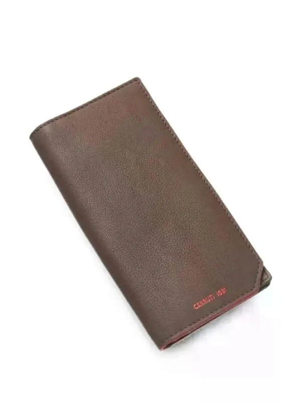 CERRUTI 1881 Leather Bi-fold Wallet - Brown