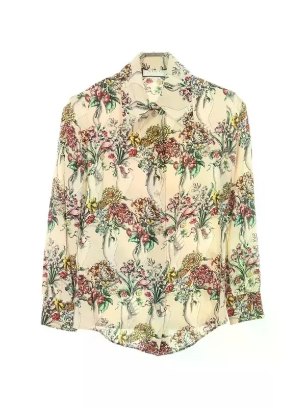 Gucci 2000s Floral-print Silk Shirt - Neutrals