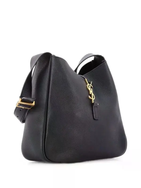 Saint Laurent Le 5 A 7 Supple Leather Small Hobo Bag