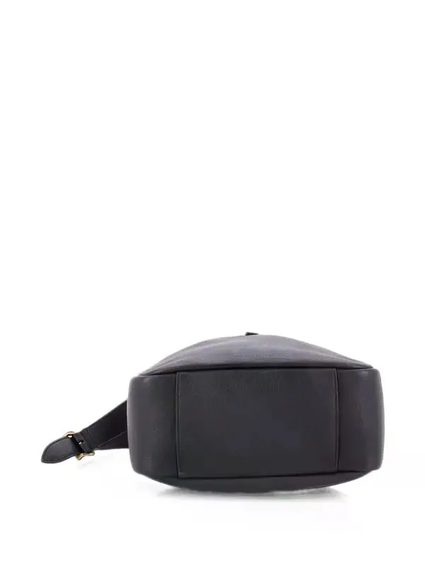 Saint Laurent Le 5 A 7 Supple Leather Small Hobo Bag