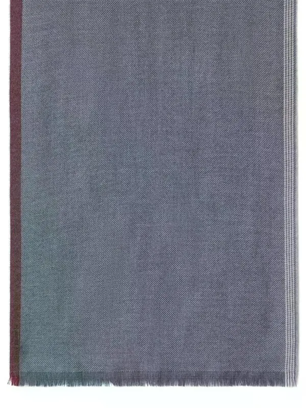 Brunello Cucinelli Herringbone Frayed Scarf
