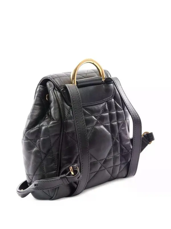 Dior 2010s Small Caro Macro Cannage Backpack
