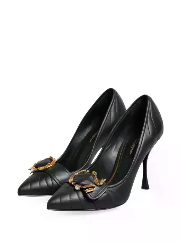 Dolce & Gabbana Devotion Buckle-detail Pumps - Black