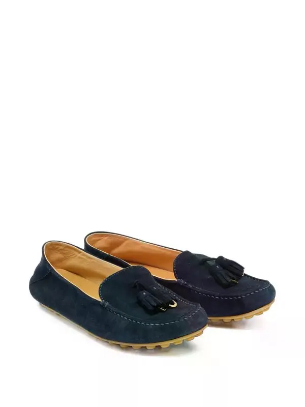 Loro Piana Dot Sole Walk Tassel Loafers