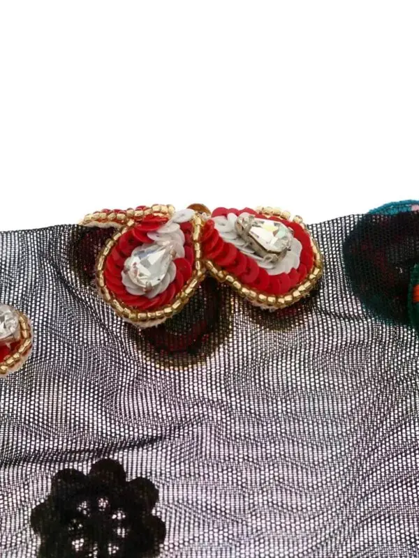 Dolce & Gabbana Carretto Crystal-embellished Socks