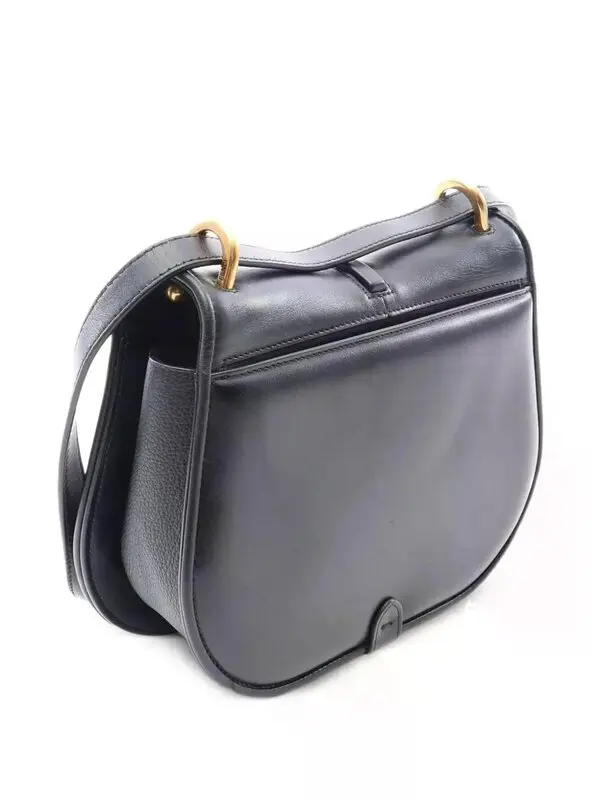 Fendi 2010s Medium C'mon Shoulder Bag - Black