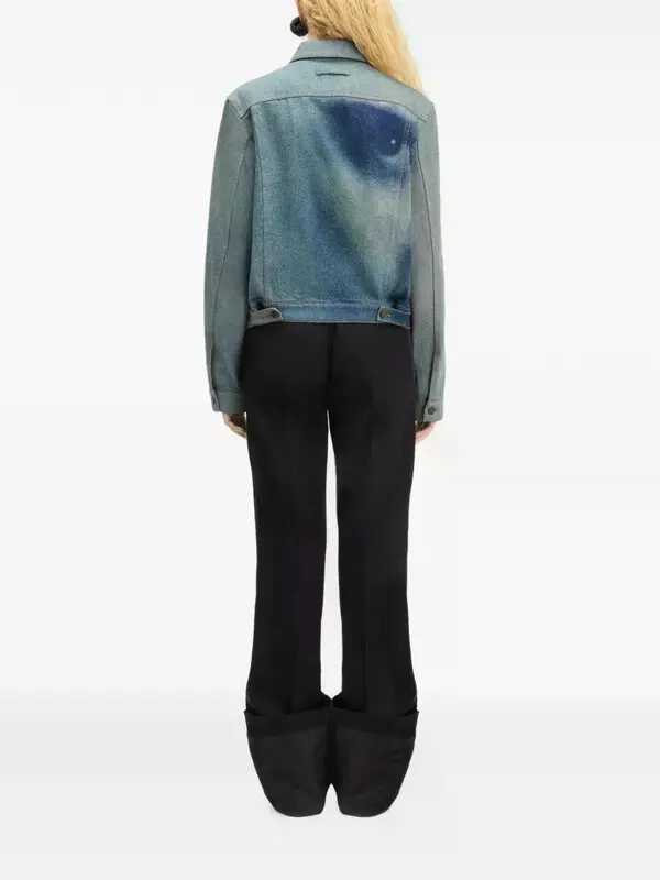JEAN PAUL GAULTIER Denim Jacket With Face Print