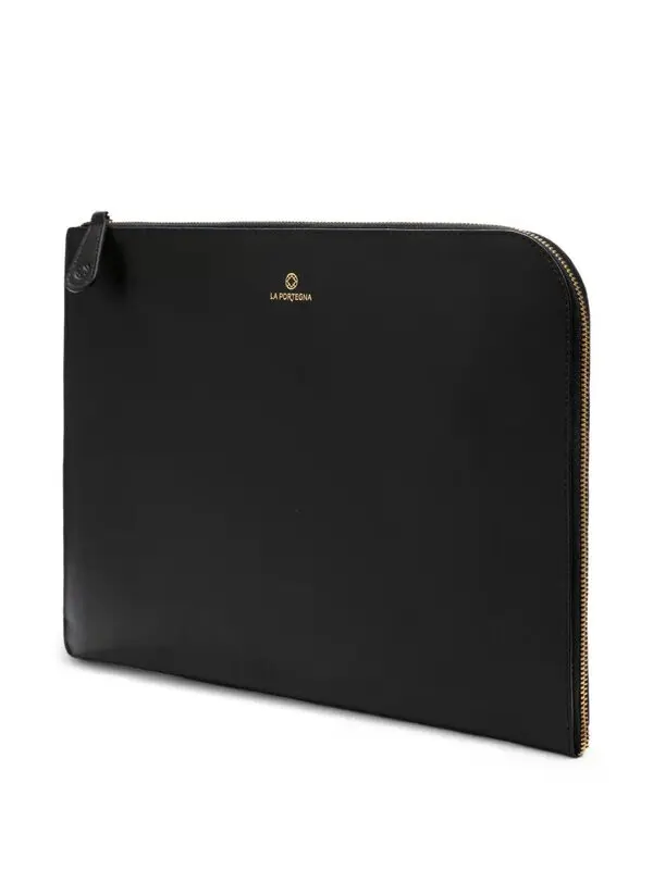 LA PORTEGNA Mendocino Leather Laptop Bag