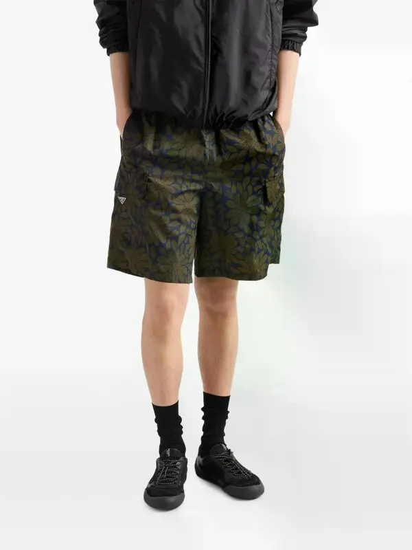 Prada Printed Re-nylon Swim Trunks
