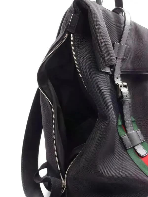 Gucci 2010s Web Stripe Backpack