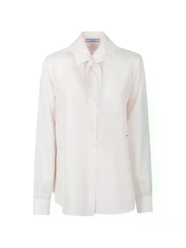 Prada Silk Poplin Shirt - Pink