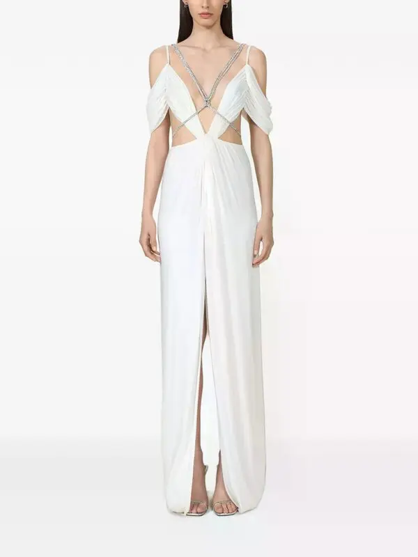 Costarellos Calina Cut-out Gown