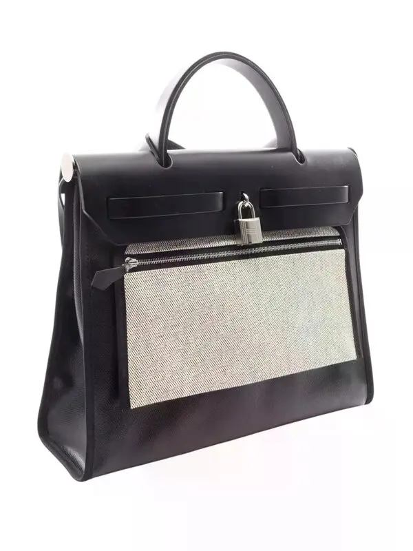 Hermès 2025 Toile Herbag Zip 31 Satchel