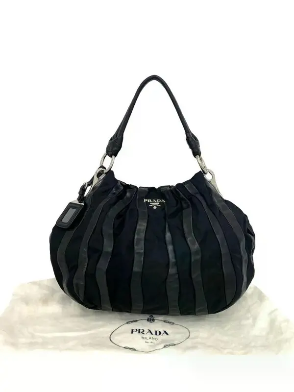 Prada 2000-2013 Tessuto Nappa Waves Tote Bag