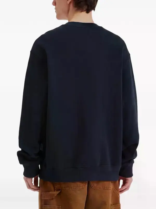 FINGERCROXX Logo-print Sweatshirt - Blue