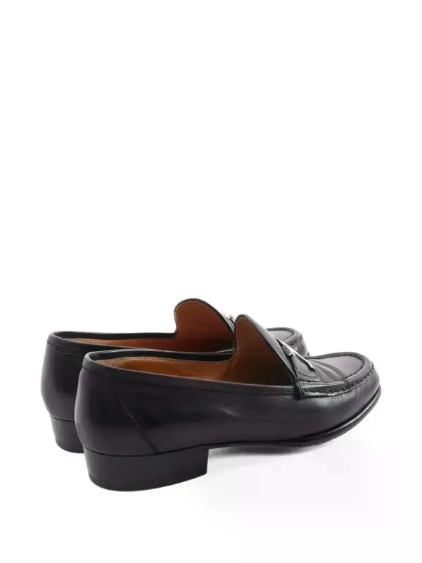 Hermès 2000s Constance Leather Loafers - Black