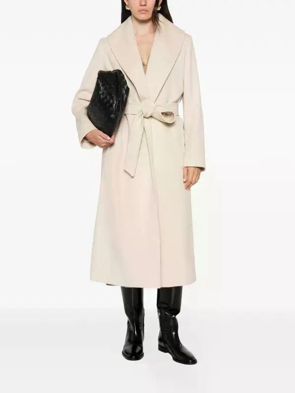 Max Mara Belted Virgin Wool Coat