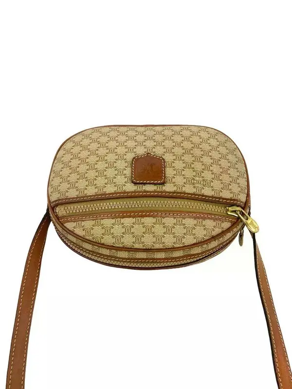 Celine 2008 Macadam Coated Canvas Crossbody Bag
