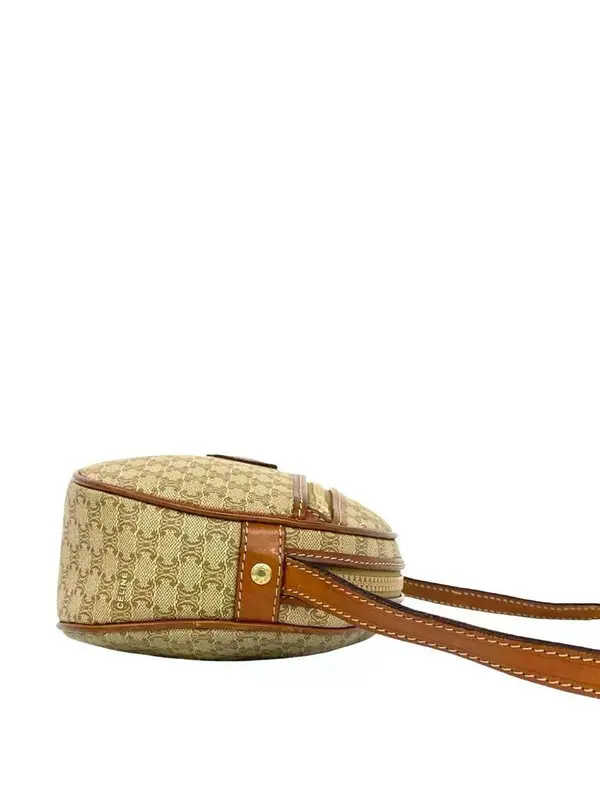 Celine 2008 Macadam Coated Canvas Crossbody Bag