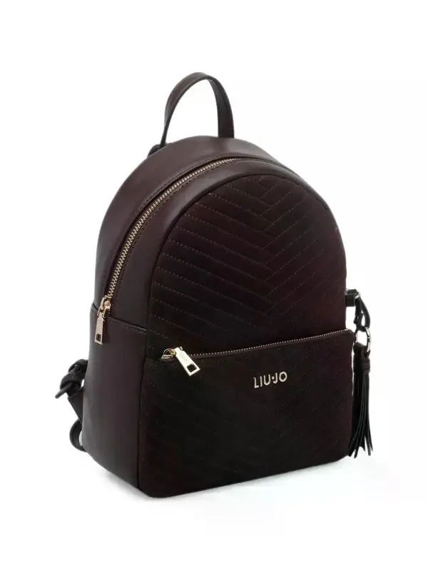 Liu Jo Chevron-quilted Tassel Backpack