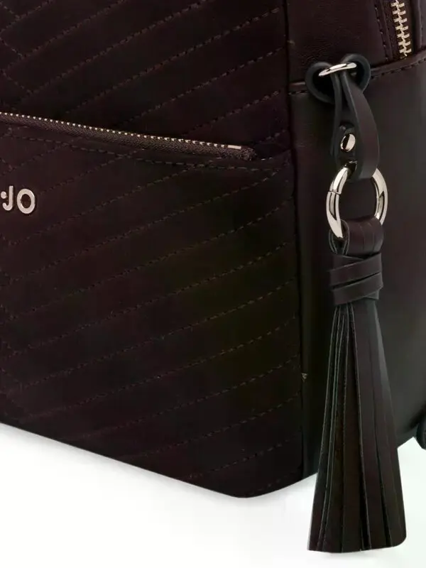 Liu Jo Chevron-quilted Tassel Backpack