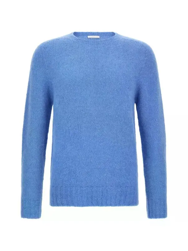 OLIVER LATTUGHI Brushed-effect Crew-neck Sweater