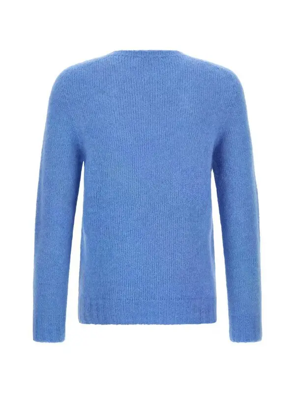 OLIVER LATTUGHI Brushed-effect Crew-neck Sweater