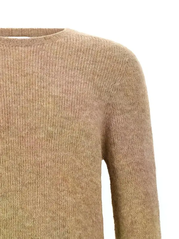 OLIVER LATTUGHI Brushed-effect Crew-neck Sweater