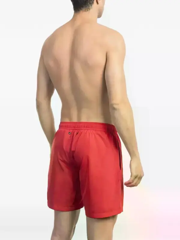 BIKKEMBERGS Logo-print Drawstring Swim Shorts