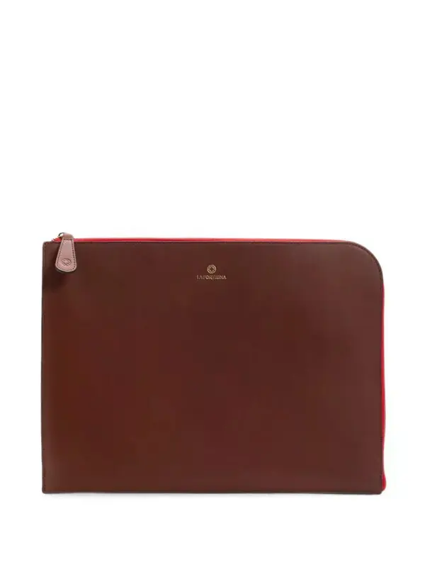 LA PORTEGNA Mendocino Leather Document Holder