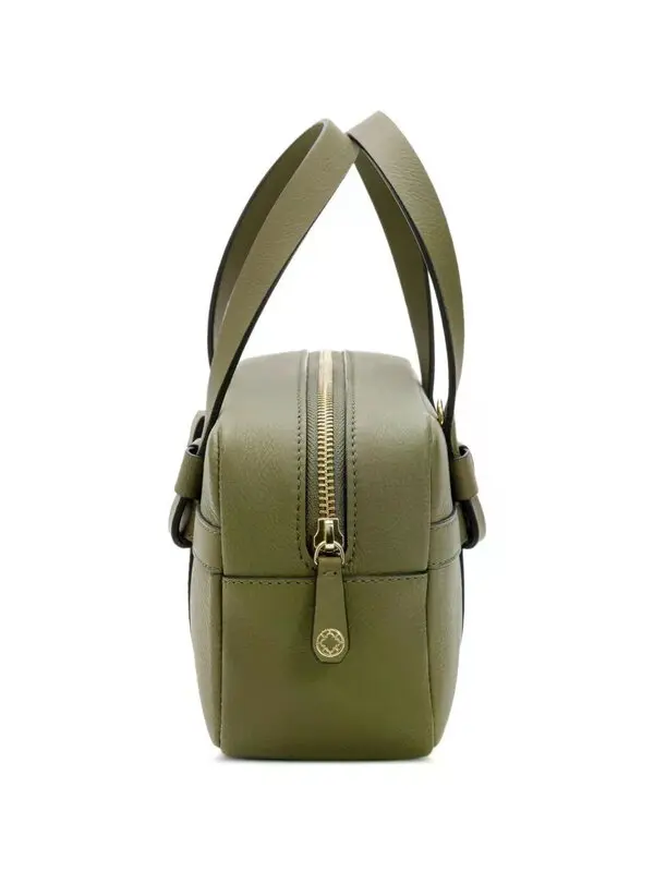 LA PORTEGNA Bibi Knotted Leather Tote Bag