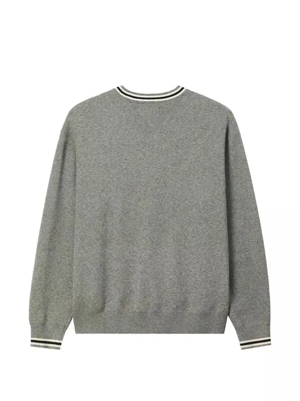 CHOCOOLATE Stripe-trim V-neck Cardigan