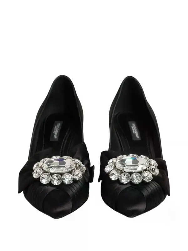 Dolce & Gabbana Bow Crystal-embellished Pumps