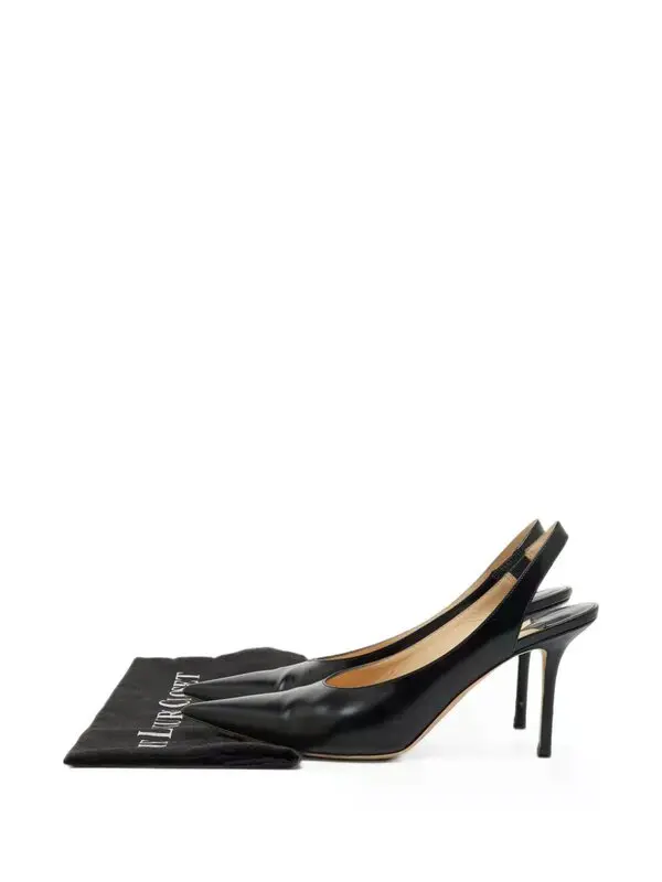 JIMMY CHOO Ivy Slingback Leather Pumps