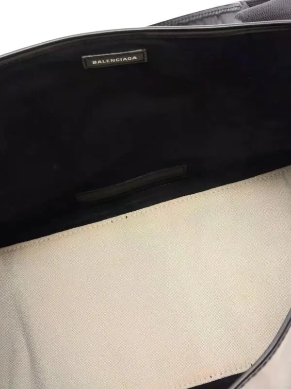 Balenciaga 2000s S Navy Cabas Tote Bag - Neutrals