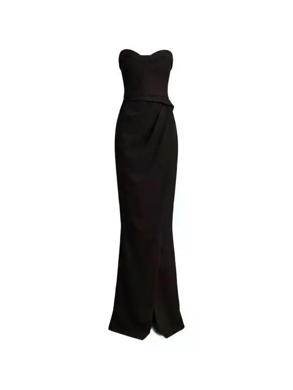 GEMY MAALOUF Strapless Draped Dress