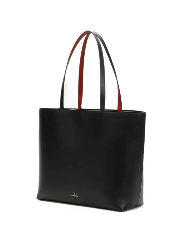 LA PORTEGNA Olivia Leather Tote Bag