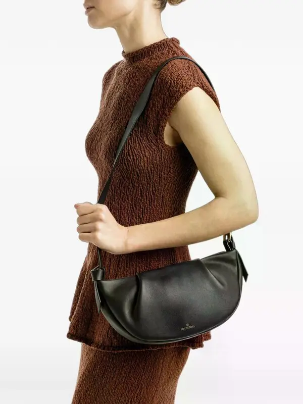 LA PORTEGNA Claudia Leather Shoulder Bag