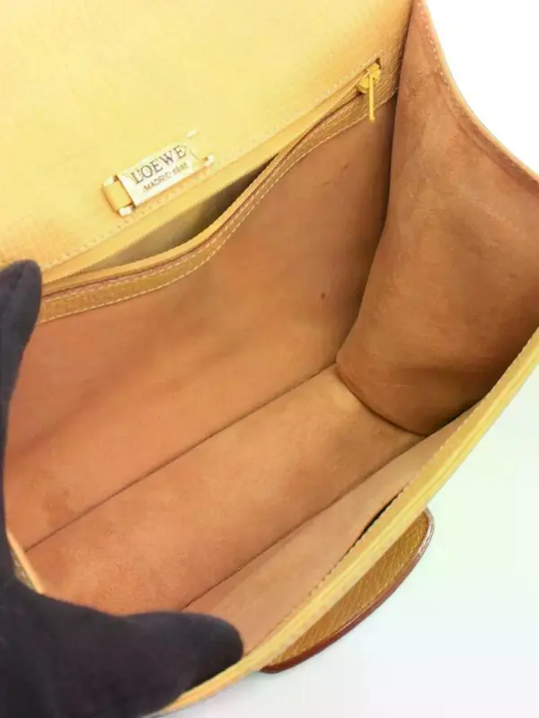 Loewe 2000s Barcelona Leather Tote Bag