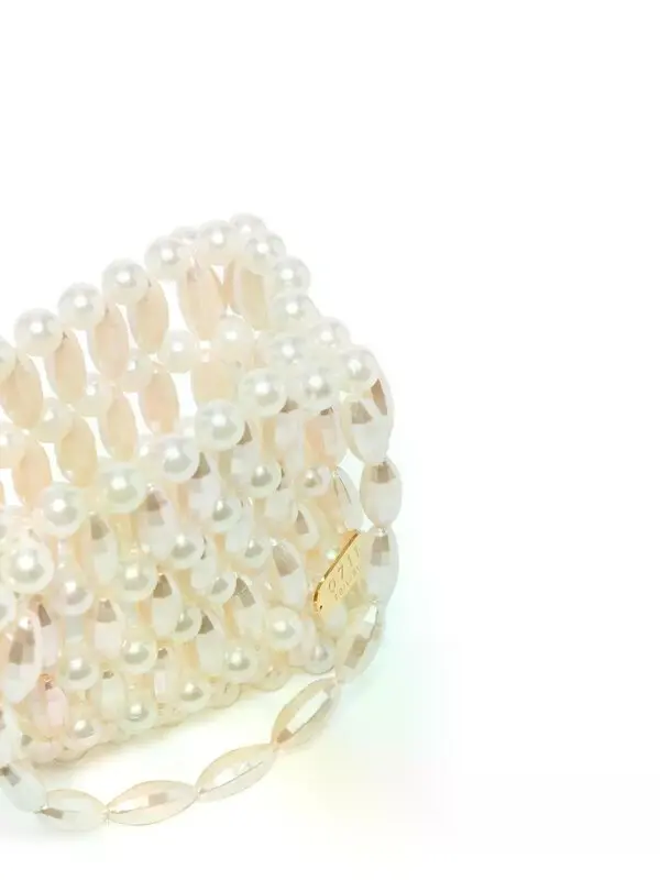 0711 TBILISI Pearl-embellished Tote Bag