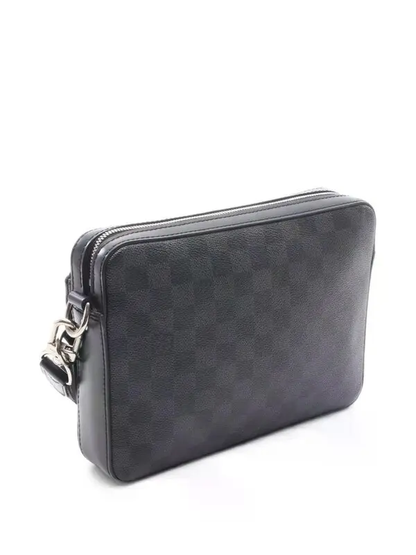 LOUIS VUITTON 2010s Trio Messenger Damier Graphite Shoulder Bag