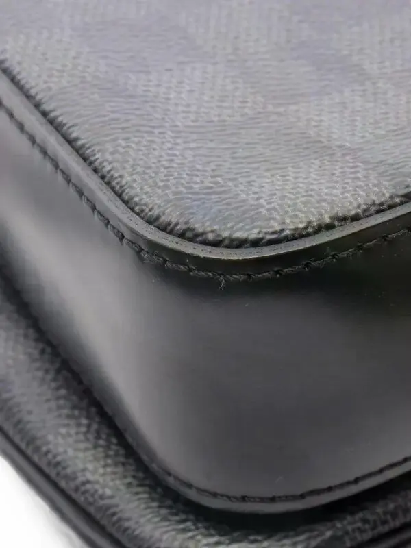 LOUIS VUITTON 2010s Trio Messenger Damier Graphite Shoulder Bag