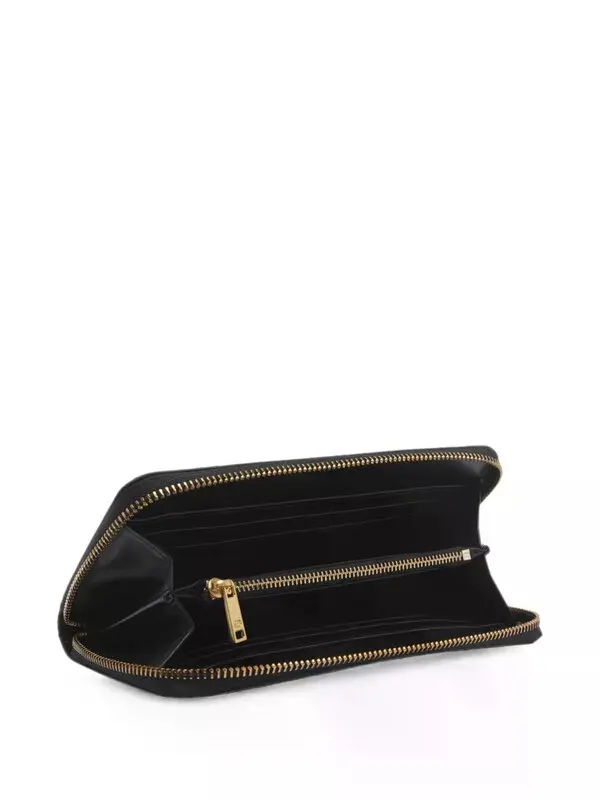 LA CARRIE Logo-plaque Zip-around Wallet