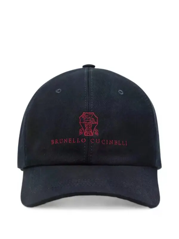 Brunello Cucinelli Logo-embroidered Baseball Cap - Blue