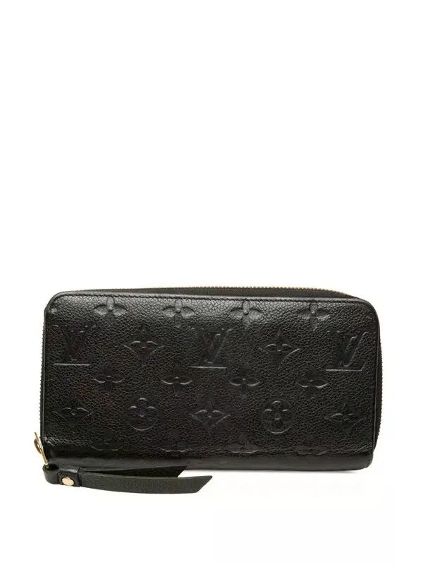 LOUIS VUITTON 2016 Monogram Empreinte Zippy Wallet Long Wallets