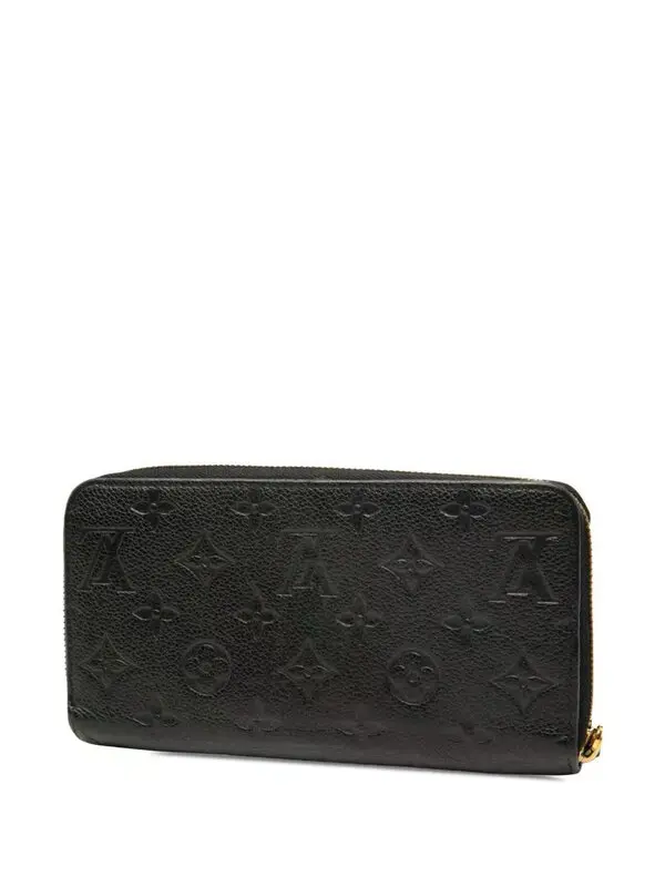 LOUIS VUITTON 2016 Monogram Empreinte Zippy Wallet Long Wallets