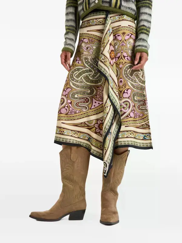 La DoubleJ Scarf Skirt