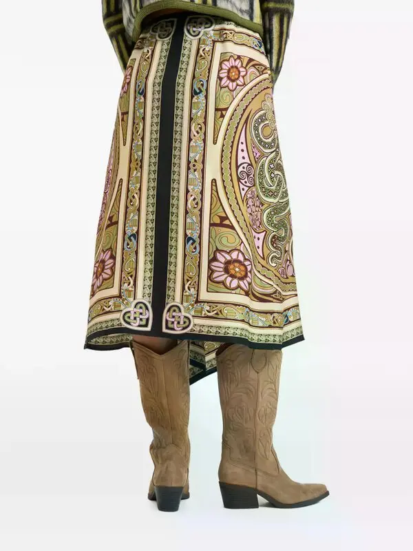 La DoubleJ Scarf Skirt