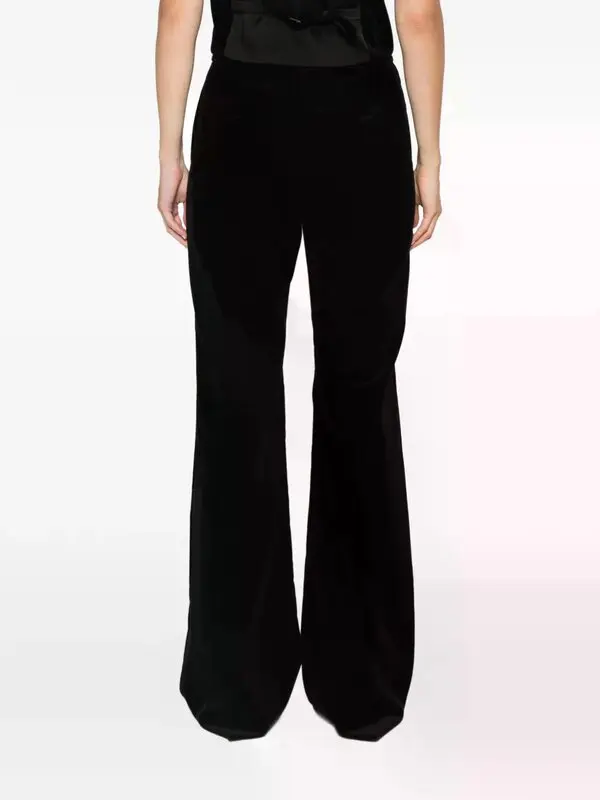 Max Mara Side-stripe Velvet Trousers