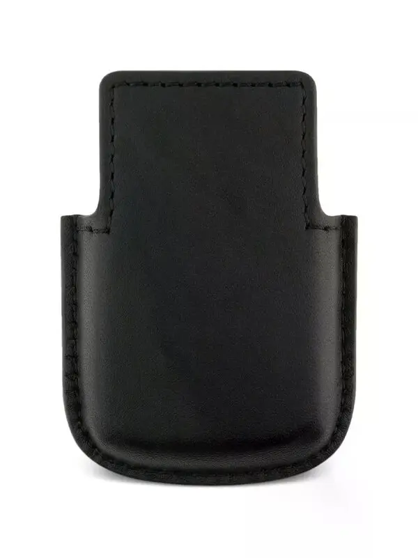 S.t. Dupont Topstitched Leather Lighter Case